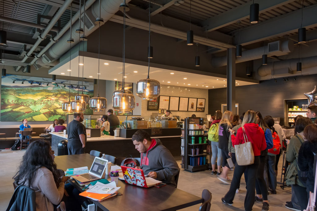 Starbucks Opens on University Campus