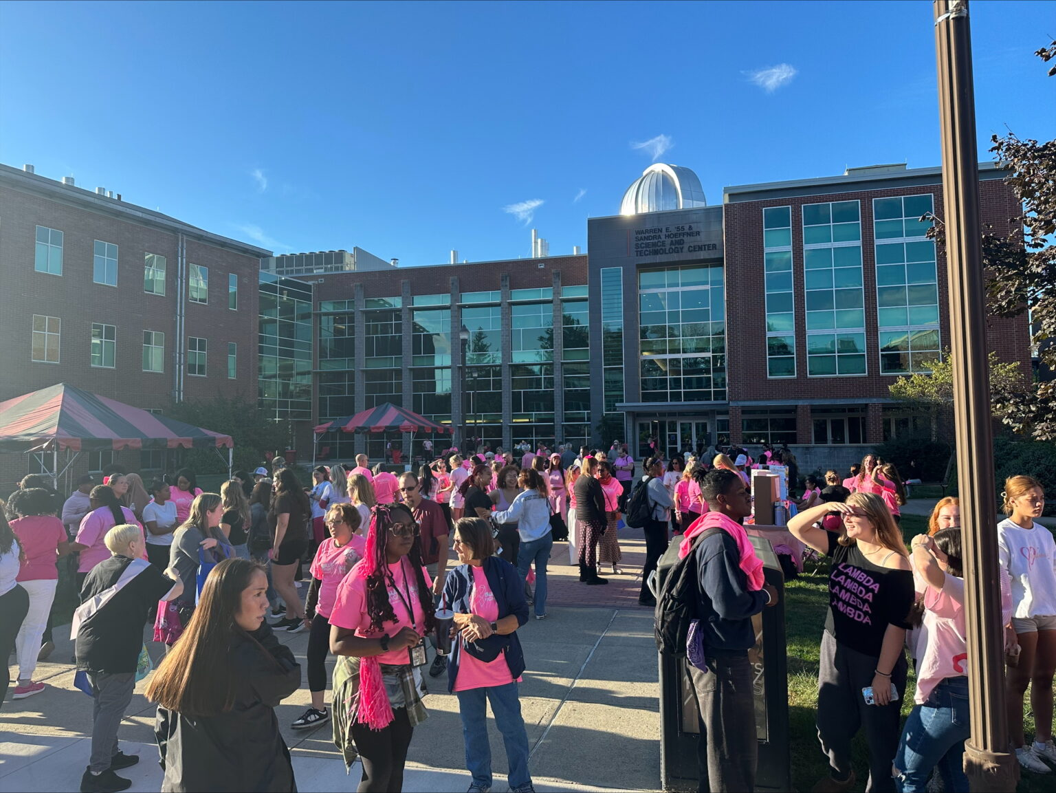 A Community Built on Awareness: ESU Holds Another Successful Pink Light ...
